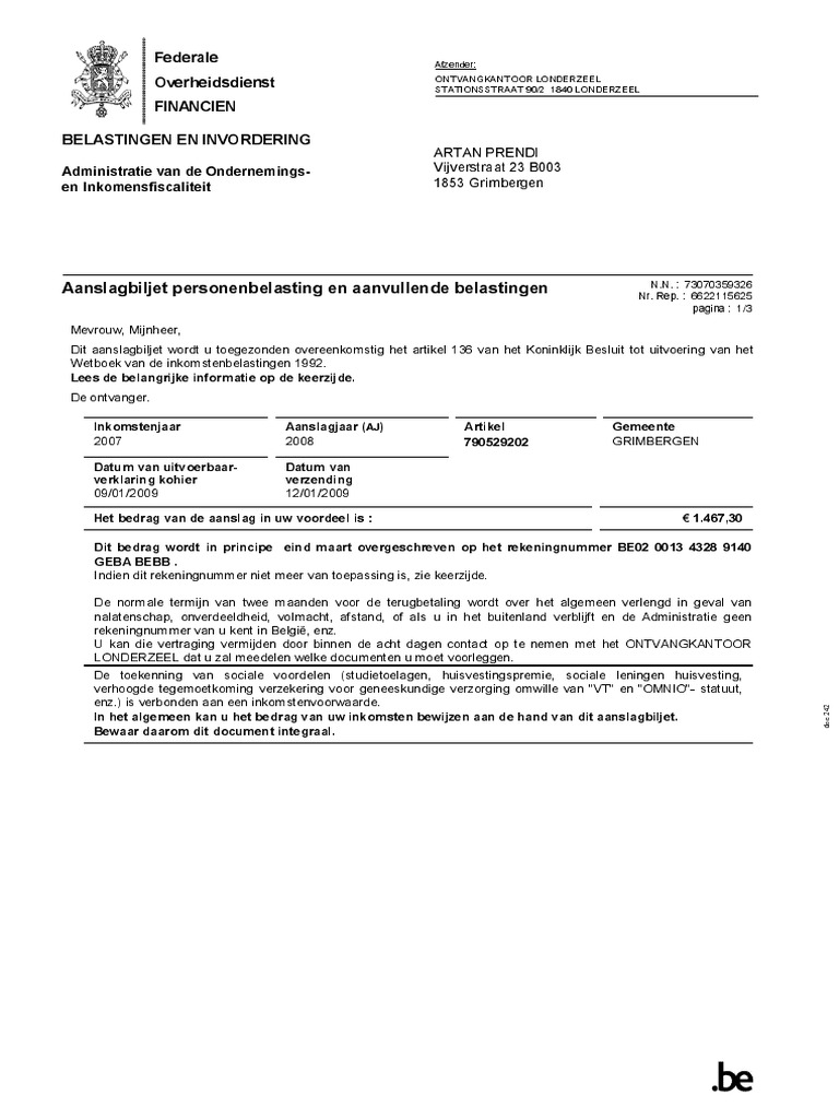 Avertissement-Extrait de Rôle 2 | PDF