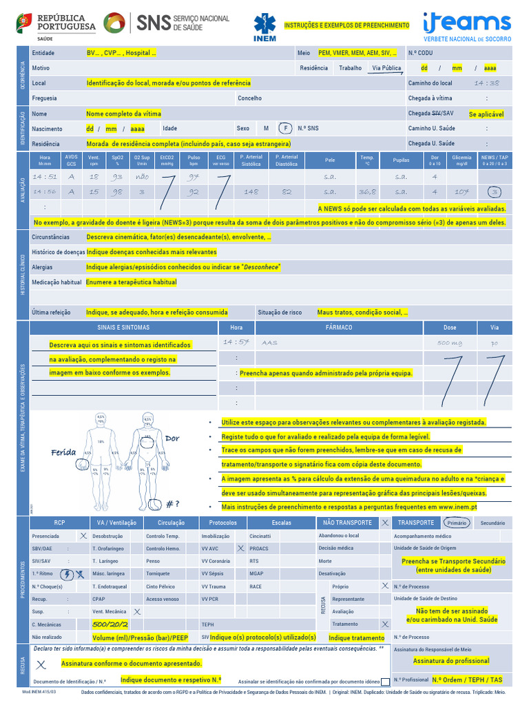Verbete-INEM 03 | PDF | Sepse | Alergia