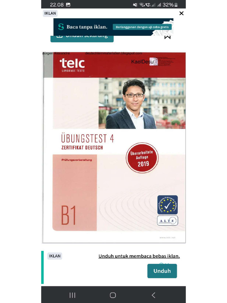 Telc B1 Übungtest 4 | PDF
