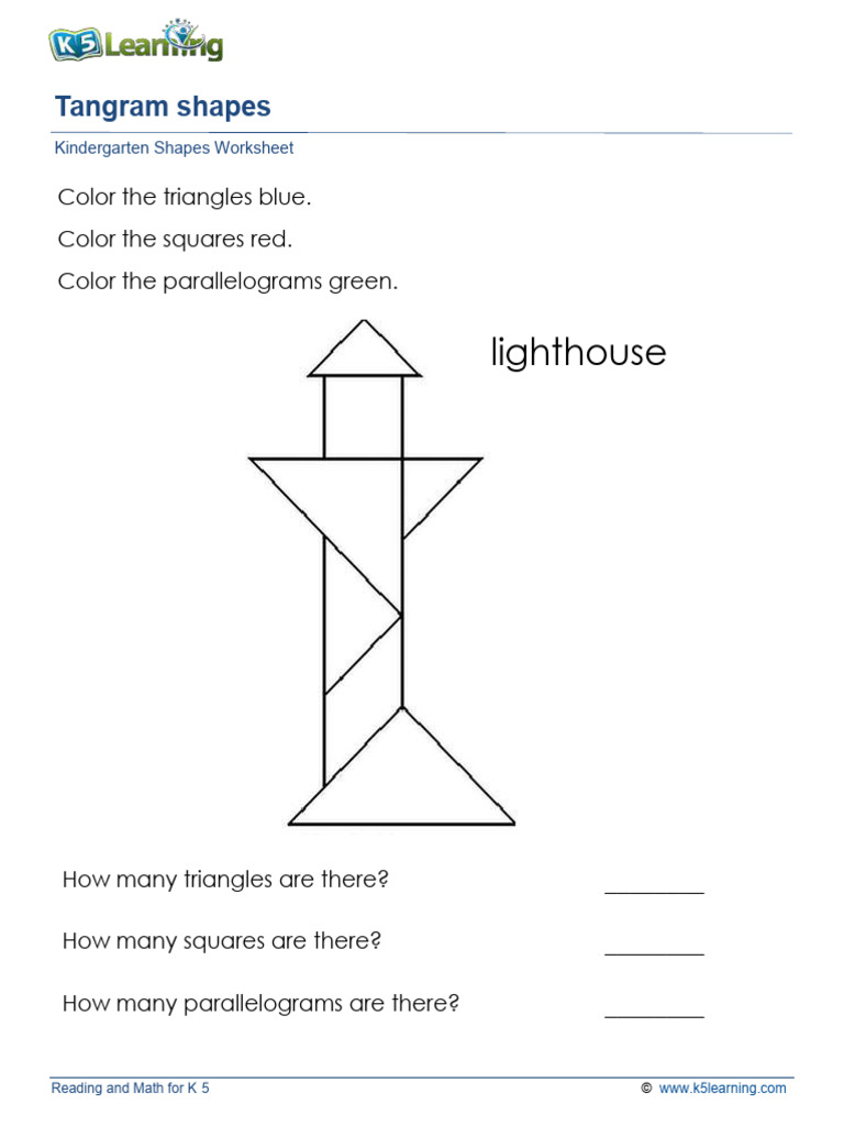 Tangram Puzzles Shapes 1 | PDF