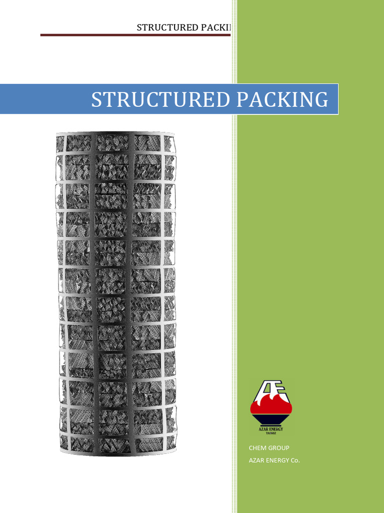 4 - Structured Packing | PDF | Oil Refinery | Distillation