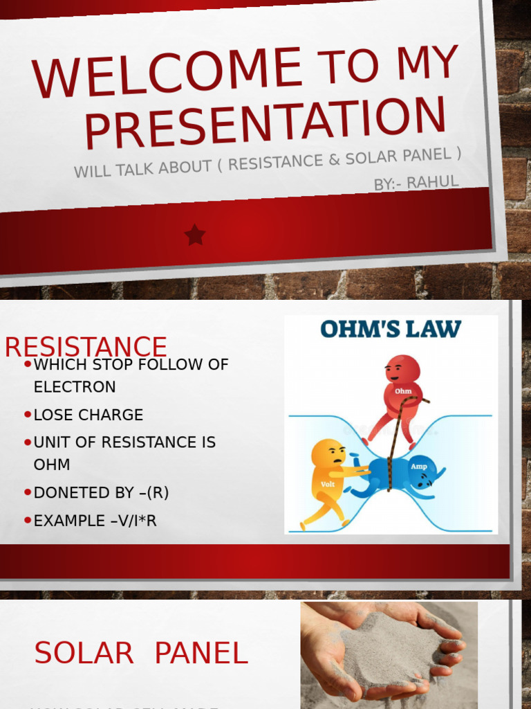 Presentation Solar Panel | PDF
