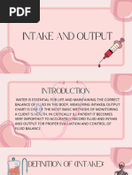 3 - Intake Output Chart | PDF