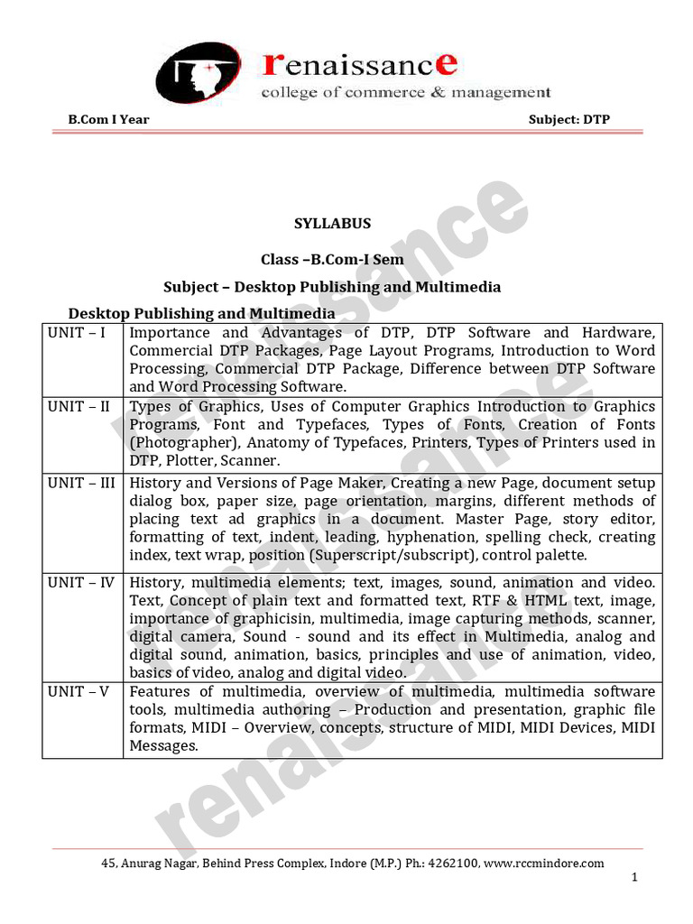 DTP1 | PDF | Page Layout | Computing