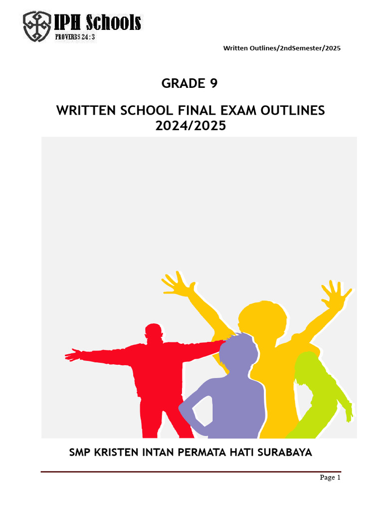 Grade 9 - Sem 2 - Written Final Exam - 2025 | PDF