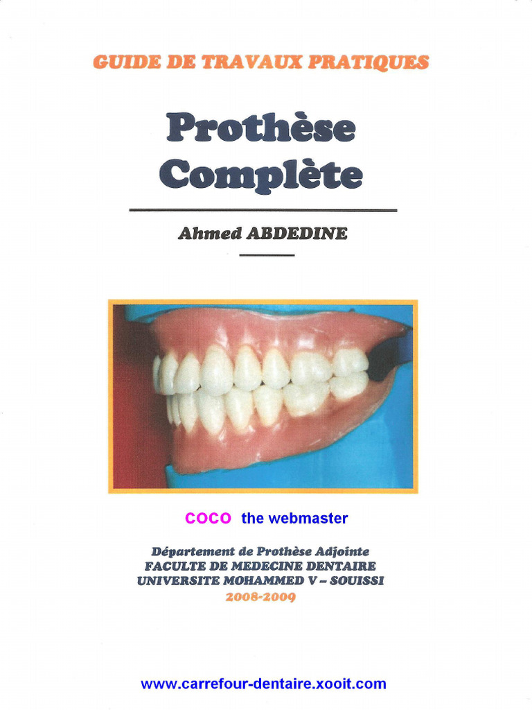 Guide de Prothese Complete | PDF