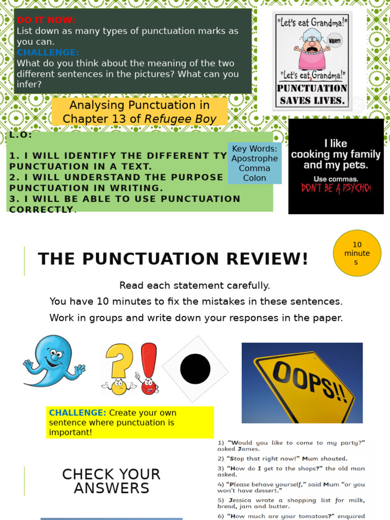 Mastering Punctuation in Writing | PDF | Punctuation | Typographical ...