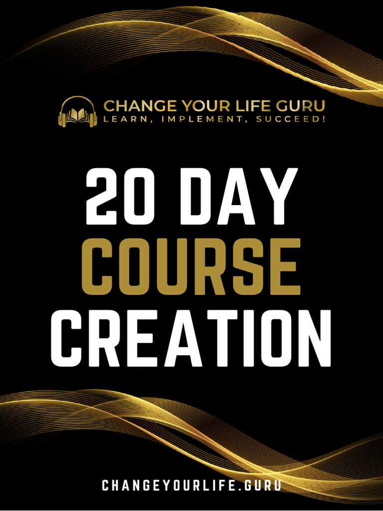 20 Day Course Creation Challenge | PDF | Marketing