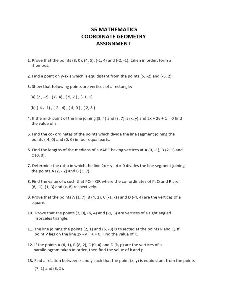 CLASS S5 MATHEMATICS (1) | PDF