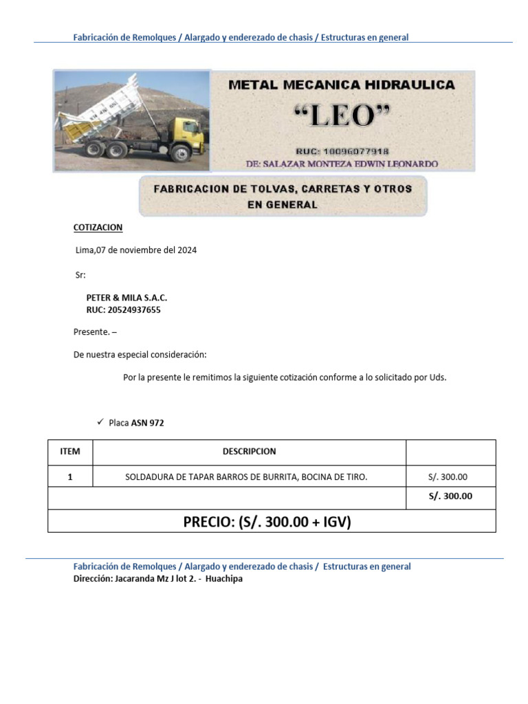 Coti Peter y Mila | PDF