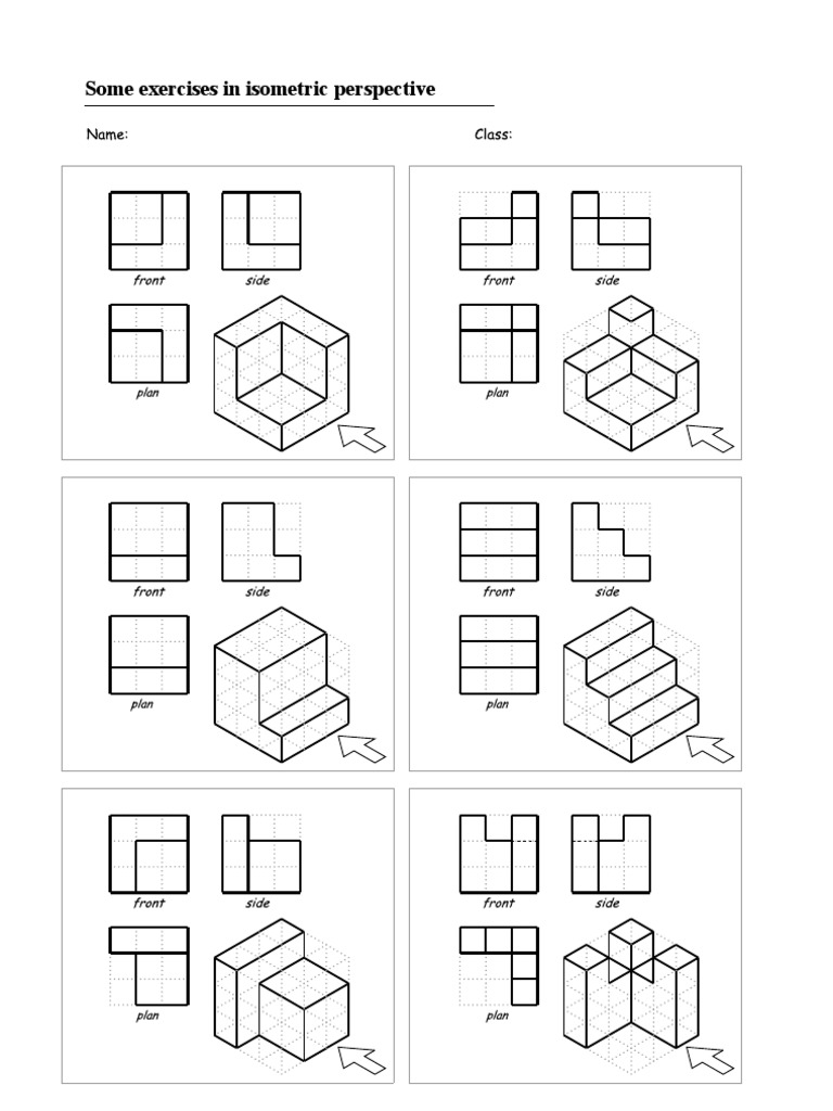 Isometric Perspective Exercise Guide | PDF