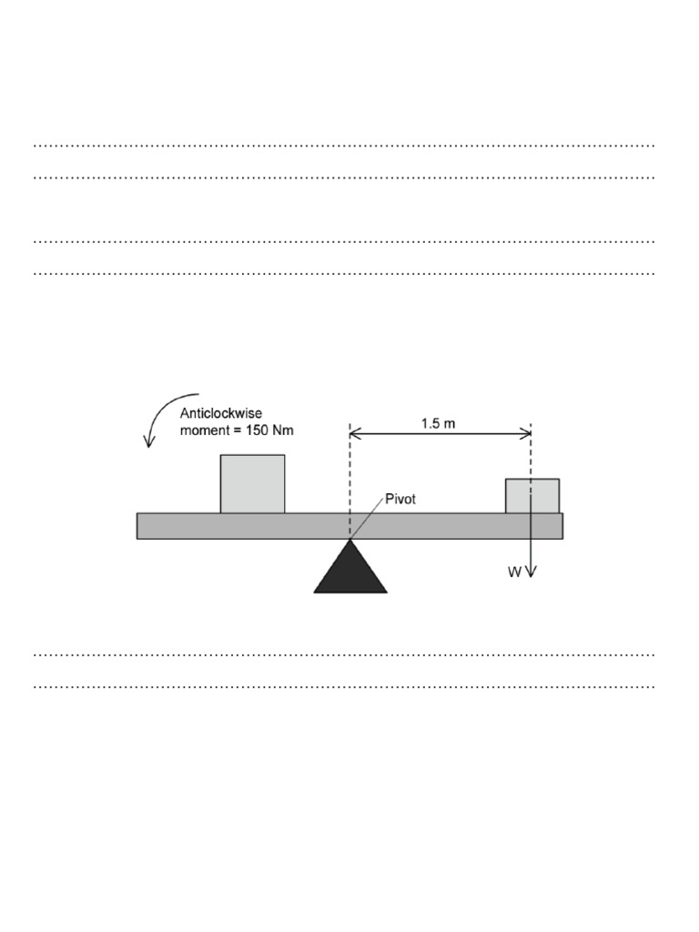 10 New Igcse - C4 - Moment, Centre of Mass, Resultant Force | PDF