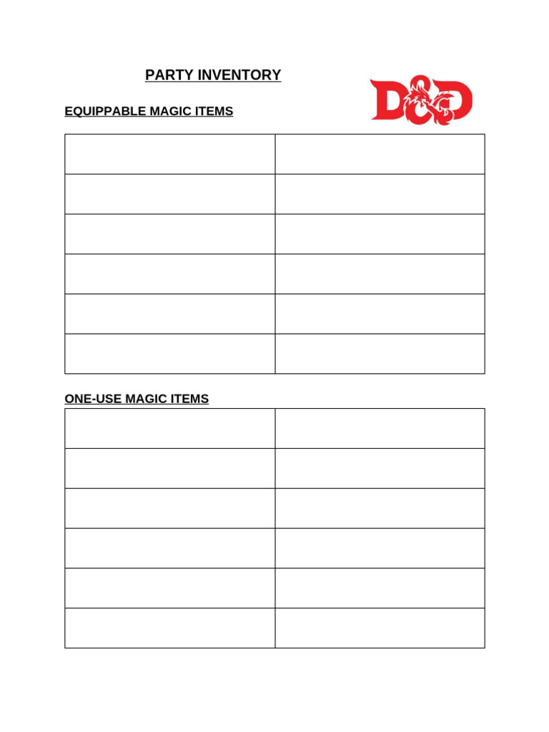 Blighted Basin Chara Sheet | PDF