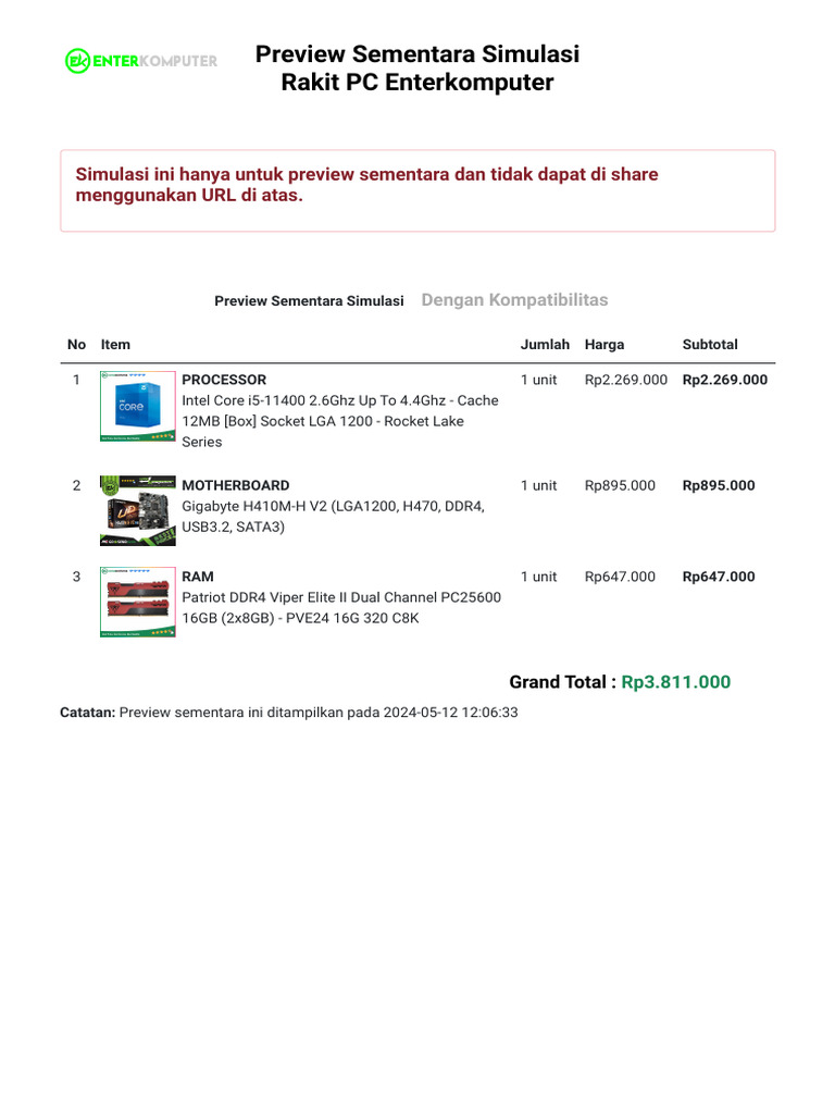 Local Preview (sementara) Simulasi Enterkomputer Jual Beli Online ...