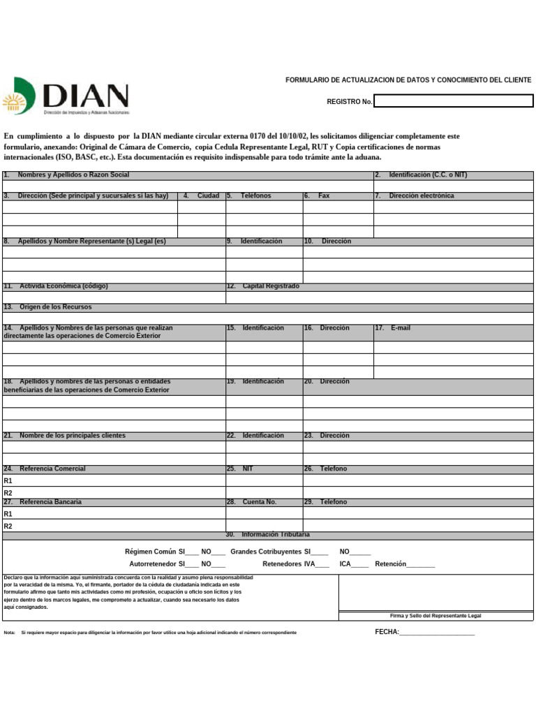 CIRCULAR 170 DIAN (3) | PDF