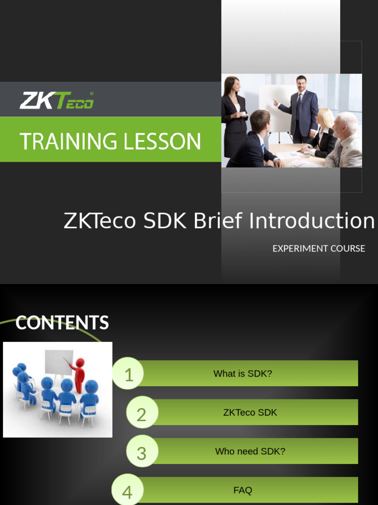 Zkteco Sdk Brief Introduction Pdf Software Development Kit Java Programming Language