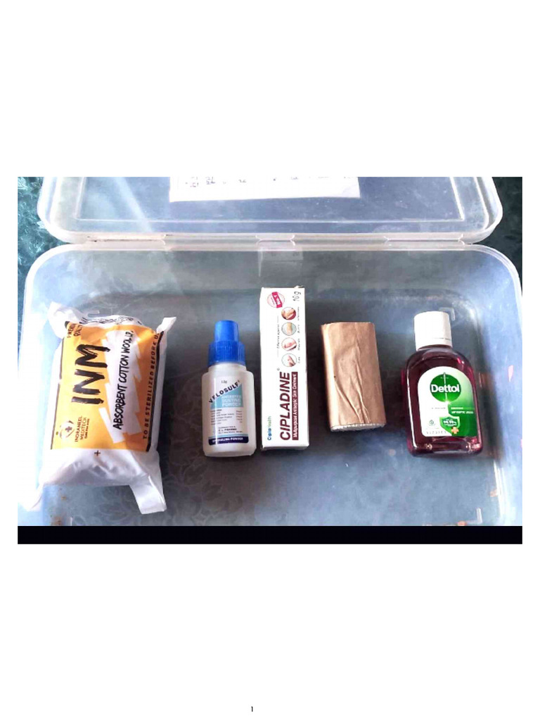 First Aid Box | PDF
