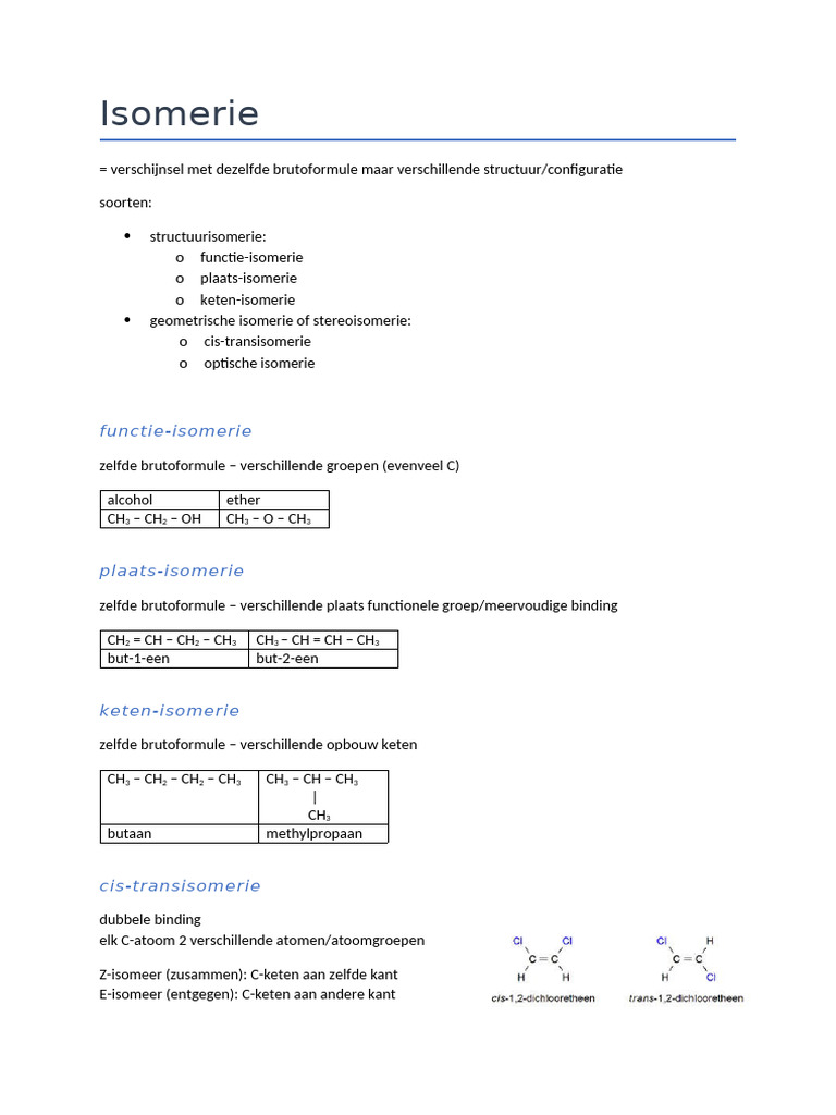 Isomerie | PDF