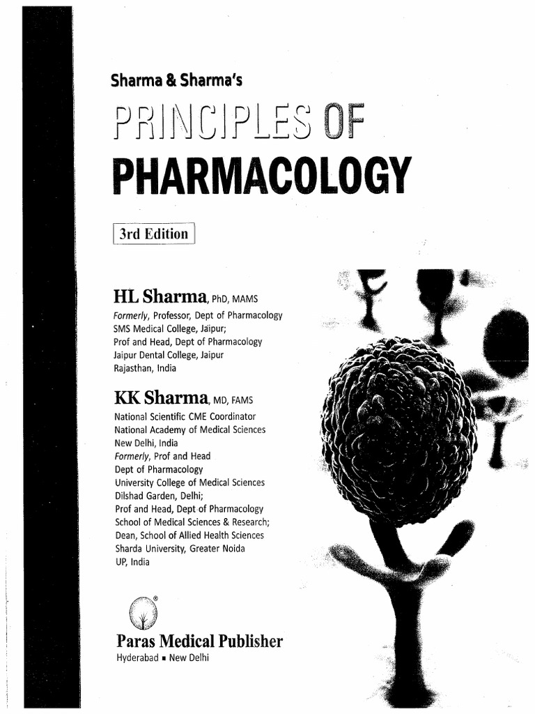 Sharma&Sharma Pharmacology (3rd Edition) | PDF
