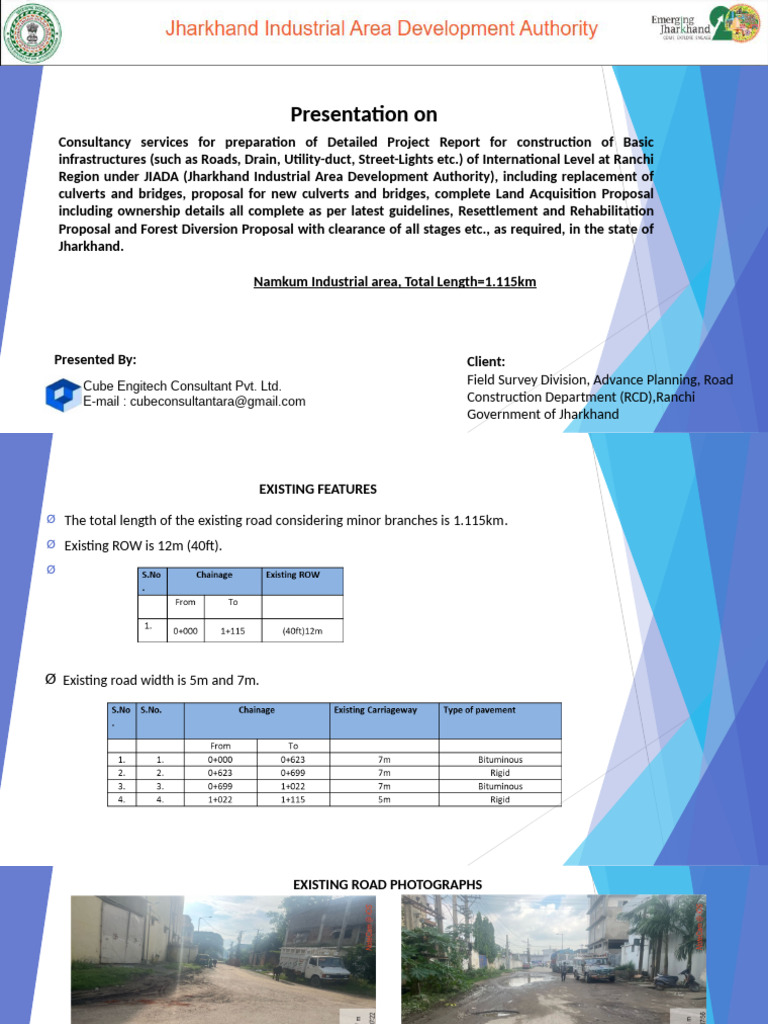 Consultancy for Ranchi Infrastructure DPR | PDF