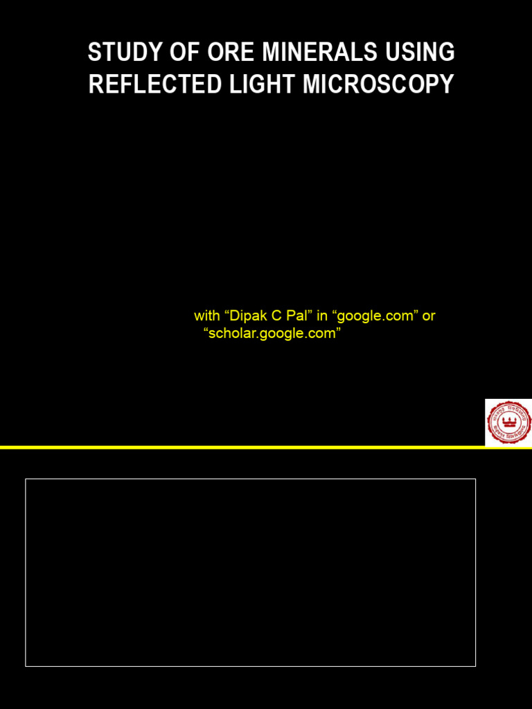 Basic Principles of Optical Microscopy | PDF | Microscope | Minerals