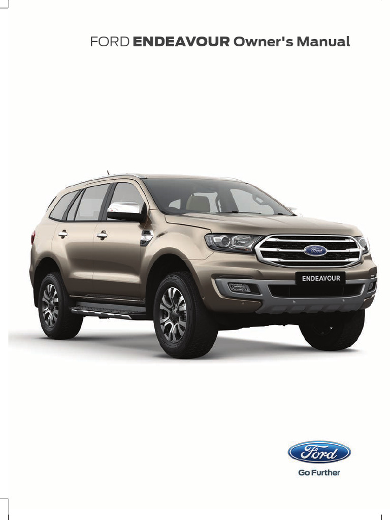 2018 Ford Endeavour Owners Manual Version 1 Om en US 09 2018 | PDF ...