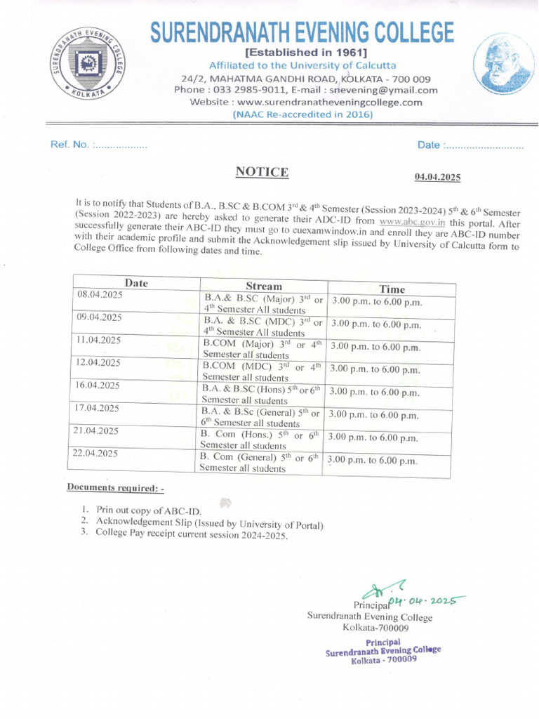 ABC Id Notice | PDF