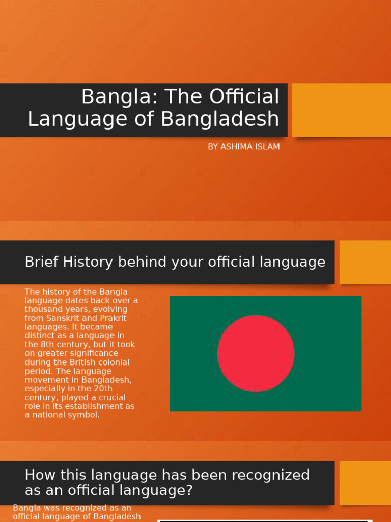 Importance of Bangla in Bangladesh | PDF