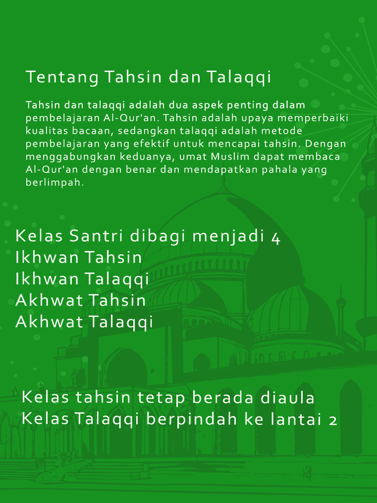 Tentang Tahsin Dan Talaqqi | PDF