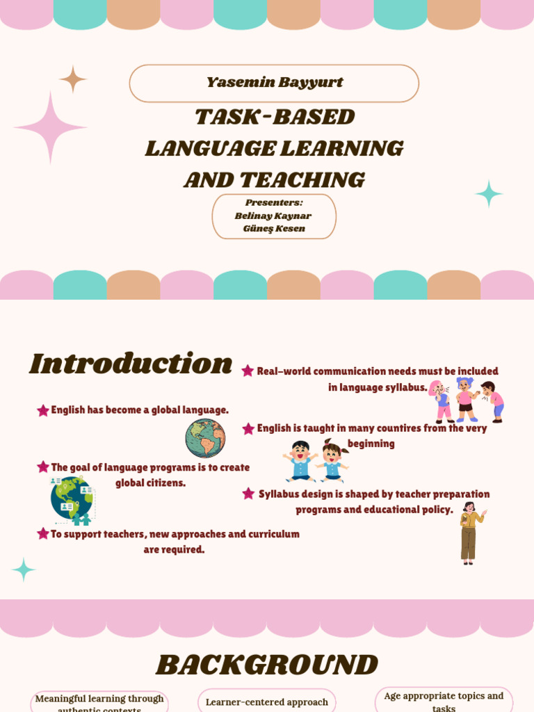 Task-Based Language Learning and Teaching | PDF | Curriculum | Learning