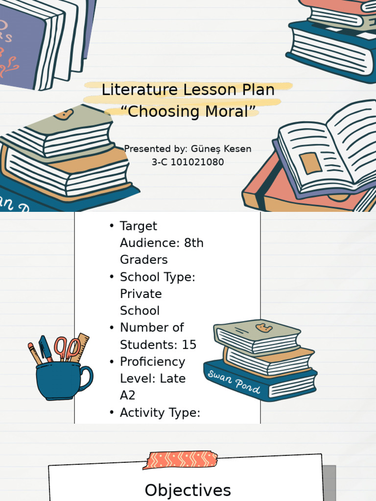 Literature Lesson Plan | PDF