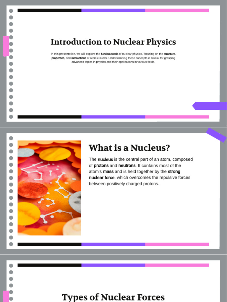 Slidesgo Exploring The Intricacies of Nuclei A Comprehensive Overview For Class 12 Physics ...