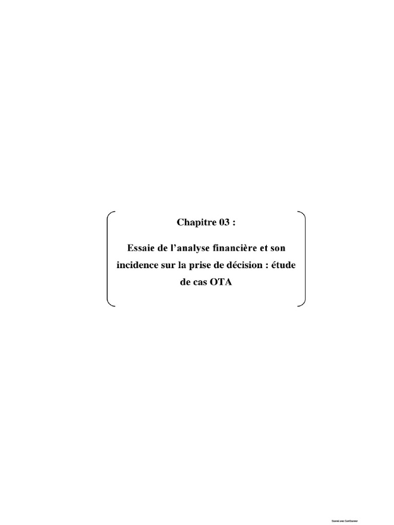 Mémoire Analyse Fin Djezzy | PDF