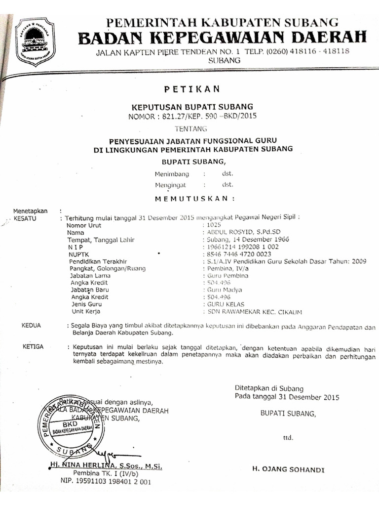 jafung pa ocid | PDF