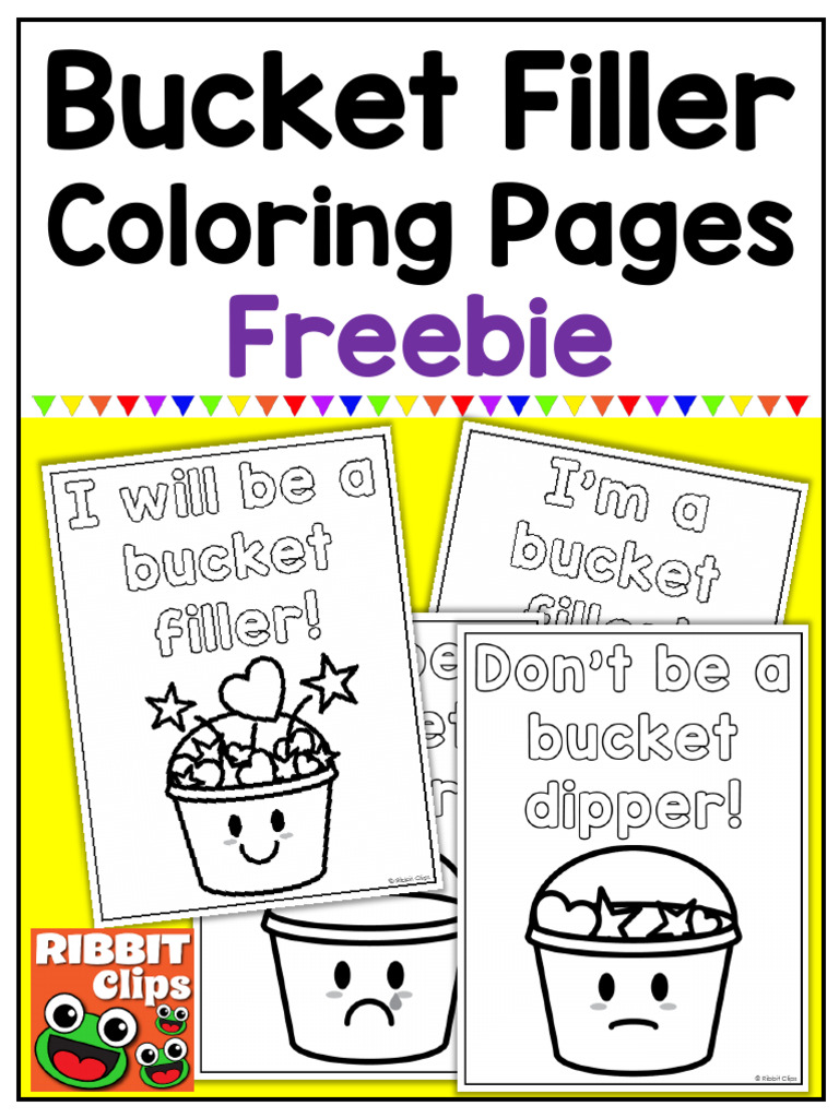 BucketFillerColoringPagesFreebie-1 | PDF