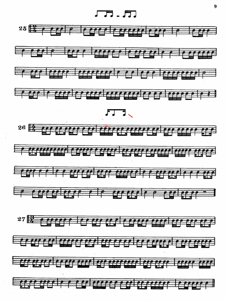 Dante Agostini - Solfeggio Ritmico 1-9 | PDF