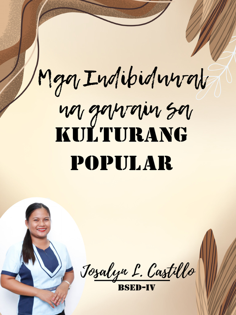 Castillo, Josalyn L. - GE12 - Individual Output | PDF