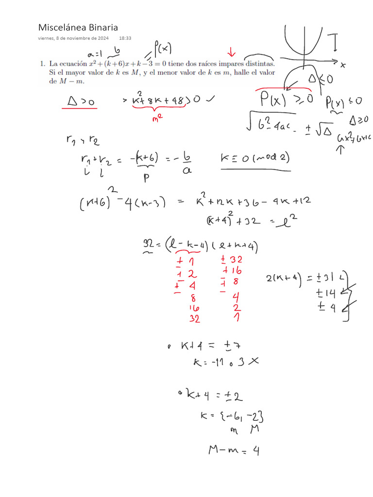 Soluciones Ver 1 Miscelánea 1 | PDF