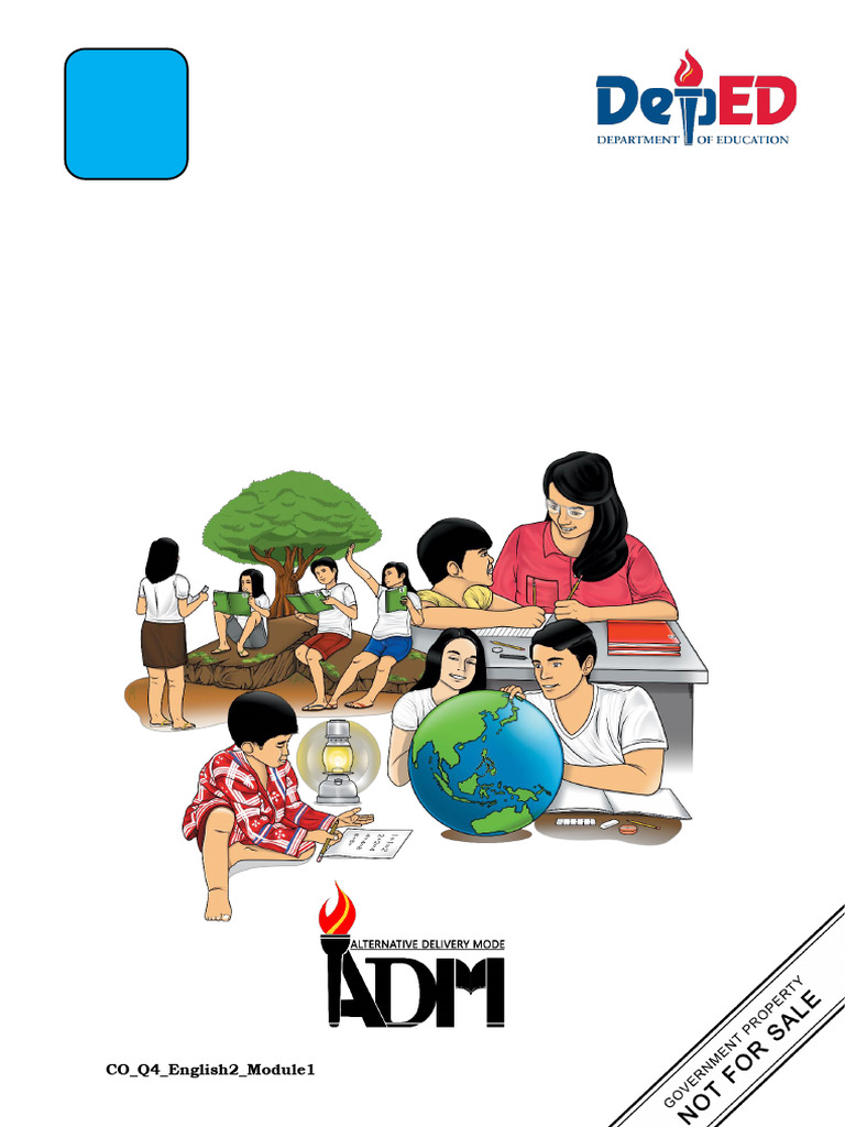 Eng2 Q4 Mod1 ReadingWordswithShorteaiouSoundsinCVCPattern FINAL | PDF | Consonant | Learning