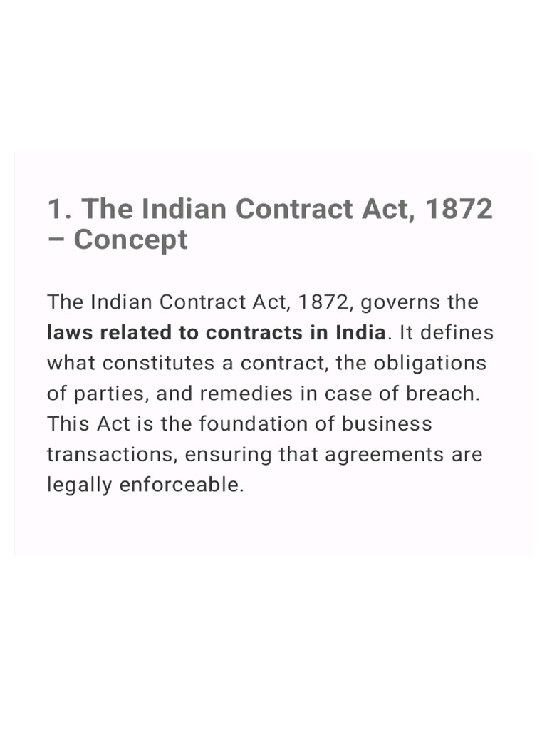 Business Law Unit 1 | PDF