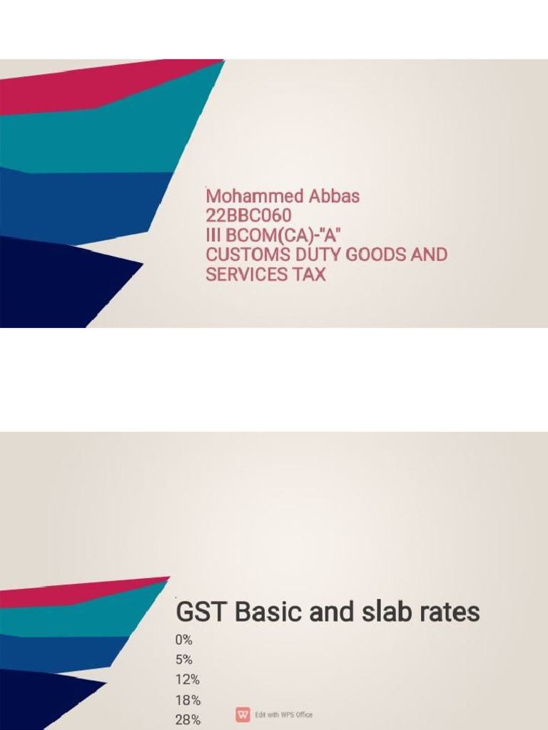 GST | PDF