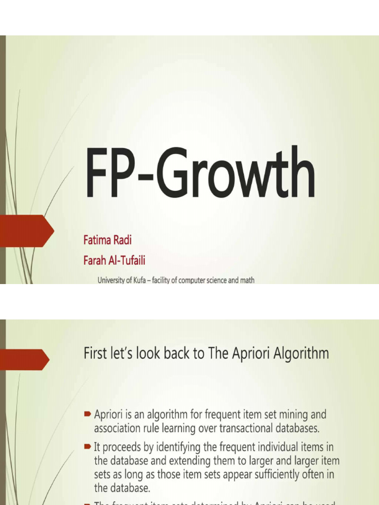 Lec 2 FP Tree Algo | PDF