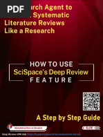 How To Conduct Literature Reviews Faster With SciSpace | PDF | Information Retrieval | Computing