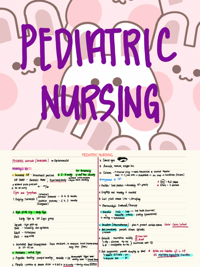 Pediatric Nursing | PDF