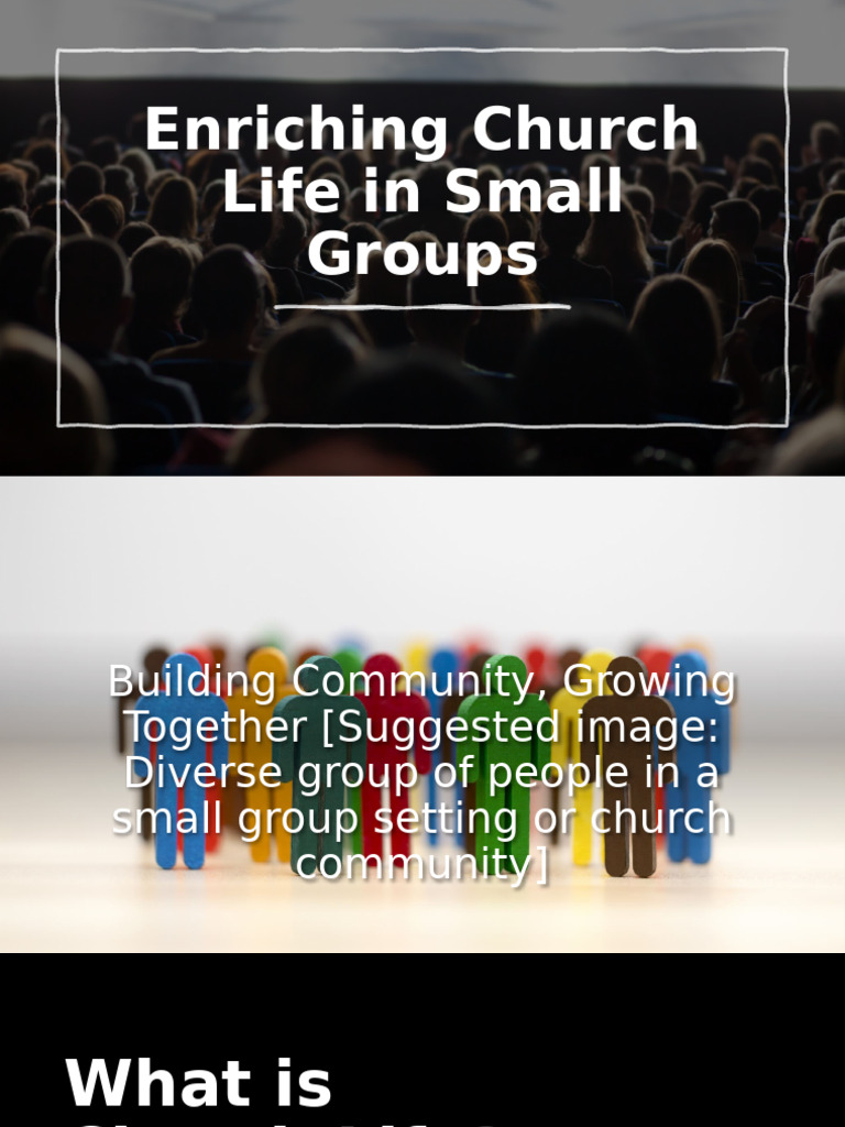 Enhancing Church Life in Small Groups | PDF | Jesus | Acts Of The Apostles