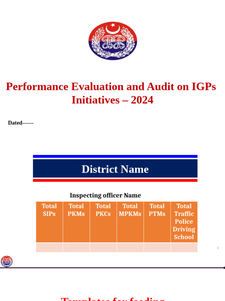 Presentation Special Surprise Inspection | PDF | Driver's License | Police