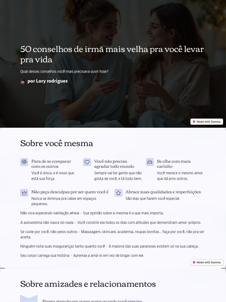 50 Conselhos de Vida para Autoconfiança | PDF | Vida | Solidão