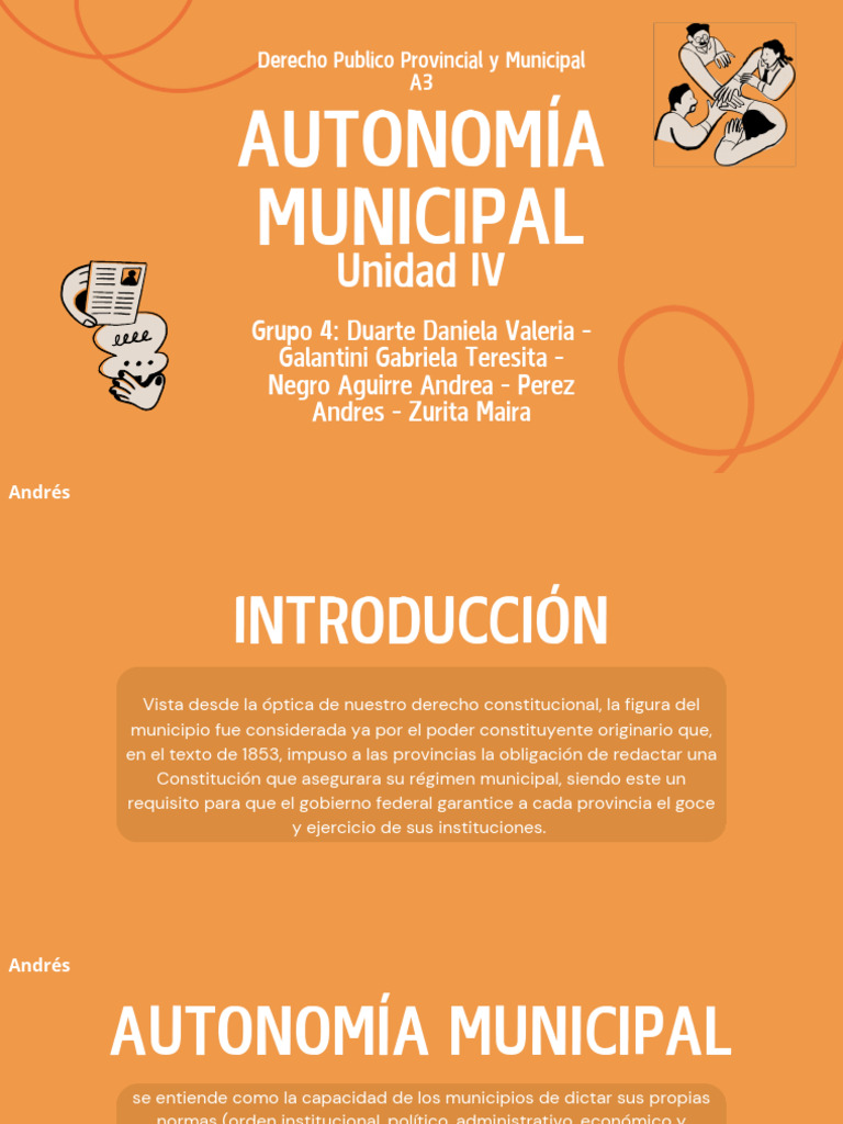 Autonomía Municipal en Argentina: Conceptos y Marco Legal | PDF ...