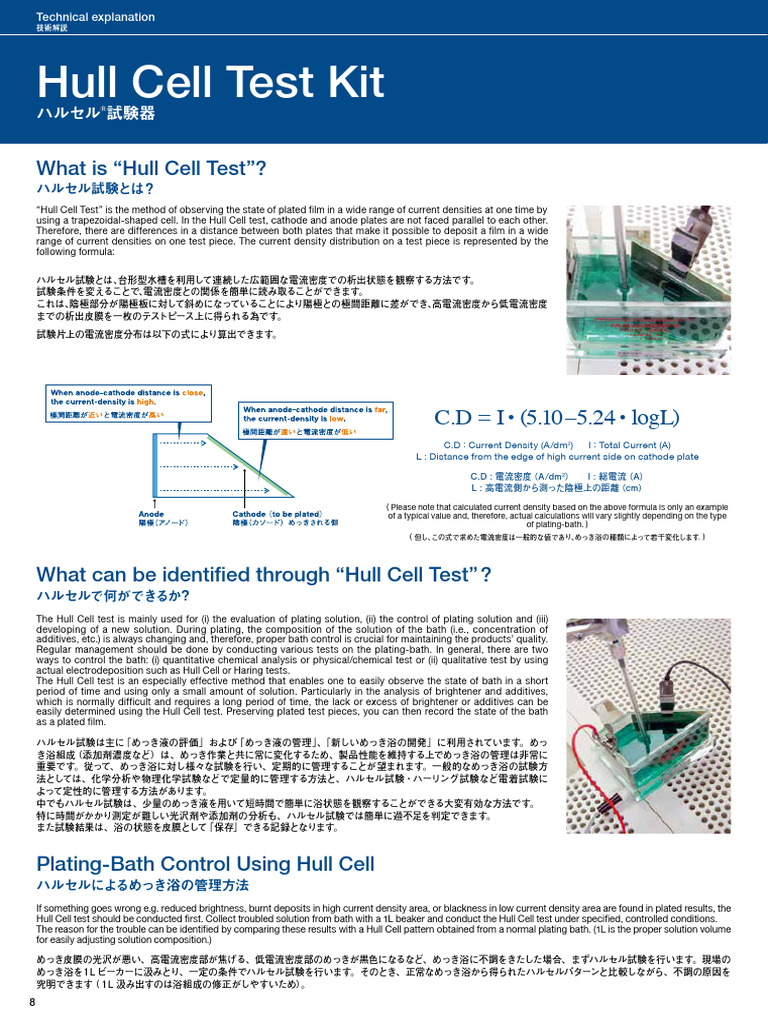 Cell Hull Test Kit | PDF