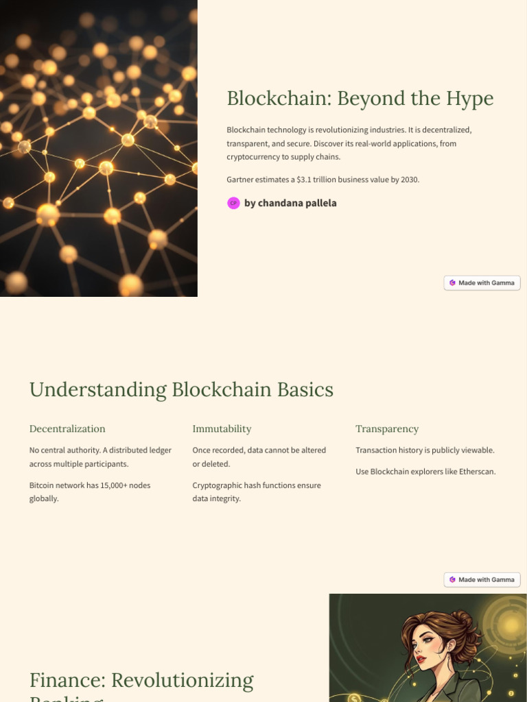 Blockchain Beyond The Hype | PDF